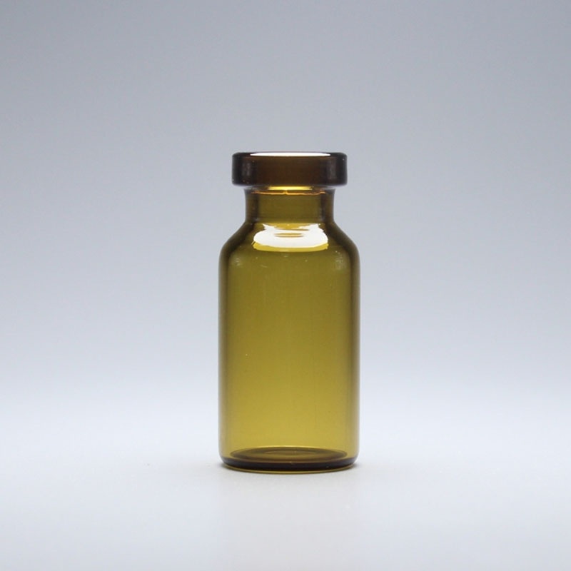 3ml Amber Tiny Empty Borosilicate Glass Vials for Medicine Use